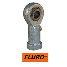 GILSW16 16mm Female Rodend Bearing M16 Left Hand Steel/PTFE Fluro